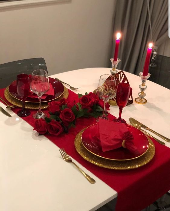 Idées de décoration de table Saint Valentin - Blogadeco - Locadeco