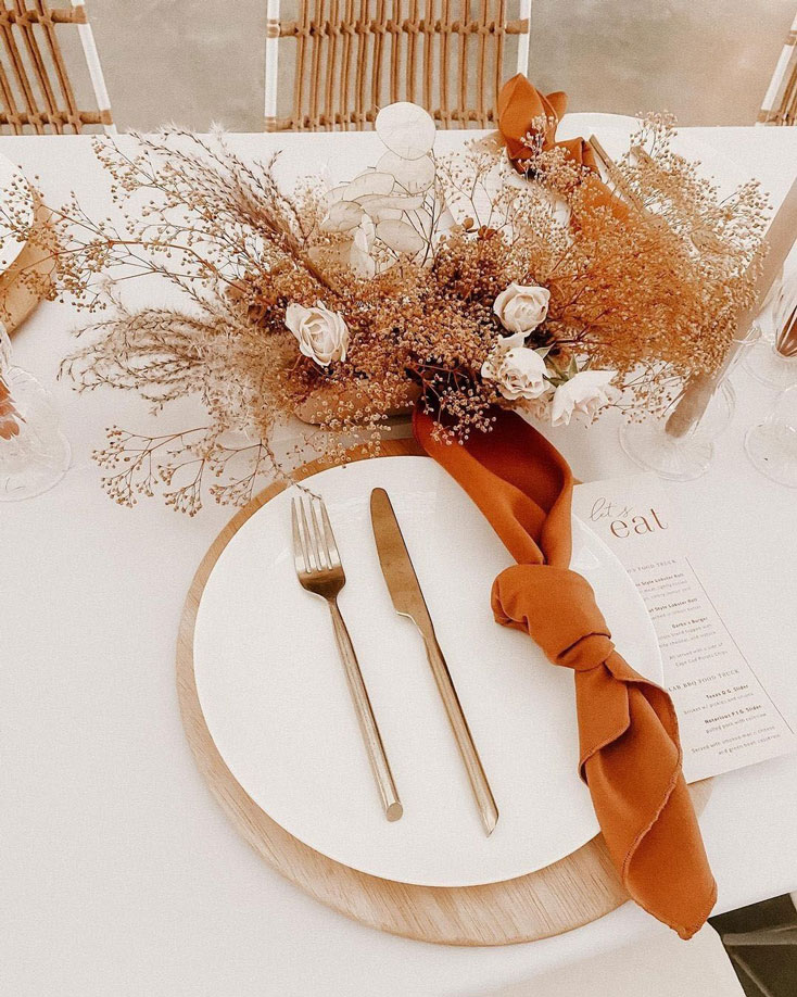 Deco mariage terracotta : LE thème du moment 🧡 - Locadeco