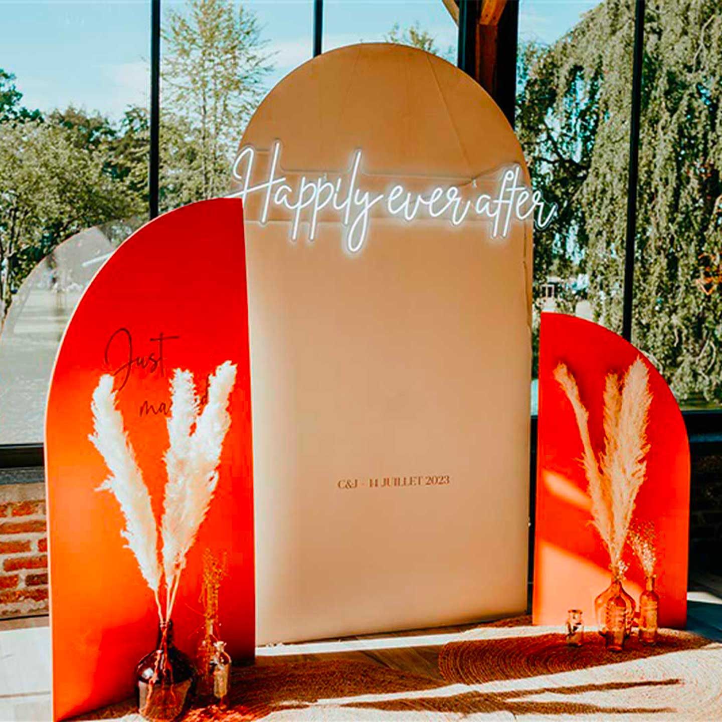 Backdrop - moyen panneau Terracotta - Locadeco